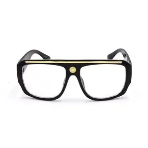 Unbranded | Accessories | Mens Oversized Square Aviator Glasses Black ...